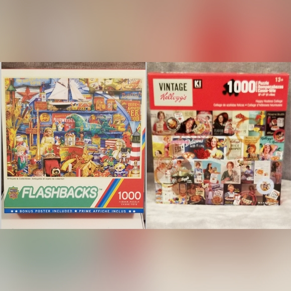 Master Pieces | Games | 2 Jigsaw Puzzles Vintage Kelloggs And ...